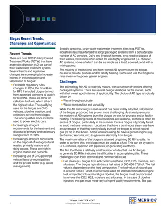 Biogas recent trends, challenges and opportunities | PDF