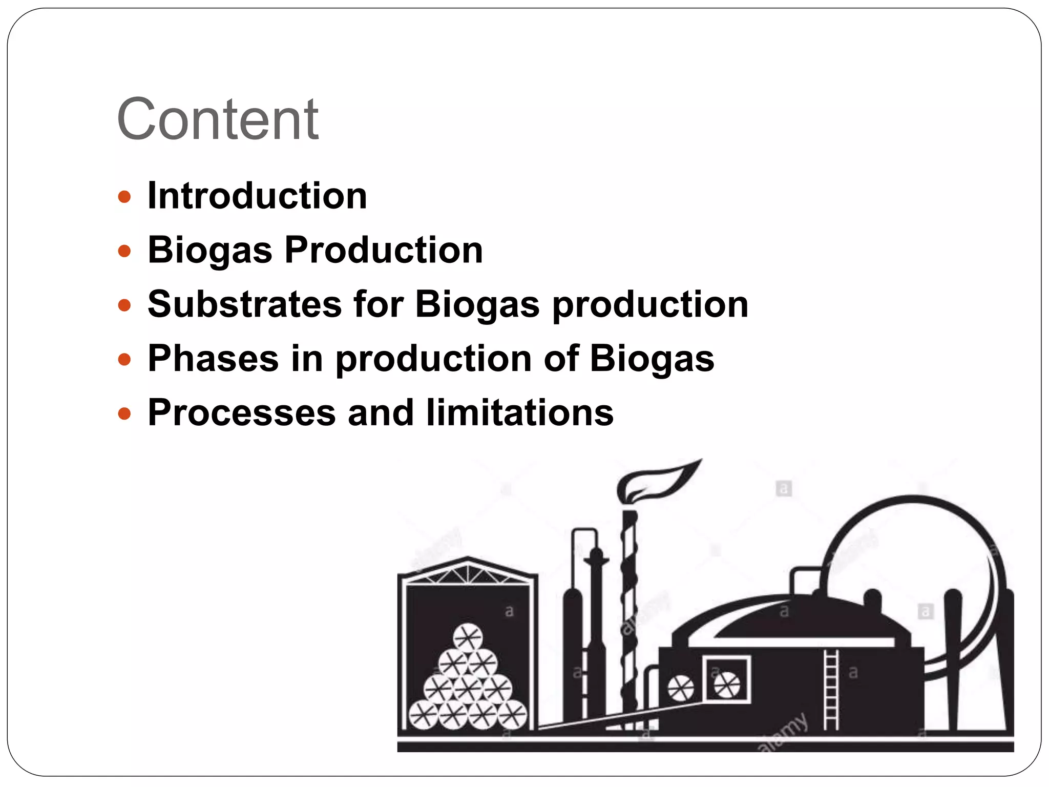 Production of Biogas | PPTX
