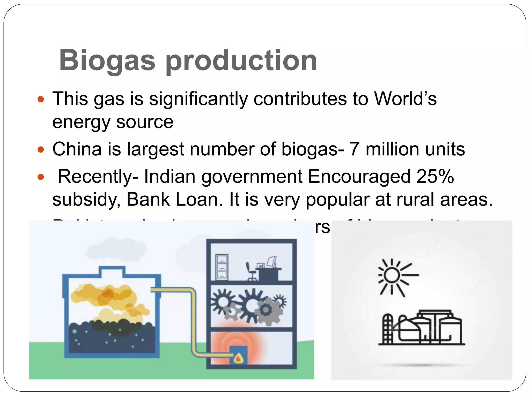 Production of Biogas | PPTX