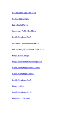Biogas Storage Tank For UASB Process in Pig Wastewater Treatment ...