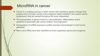 Biogenesis of mi RNA | PPTX