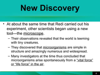 Biogenesis vs. Spontaneous Generation | PPT