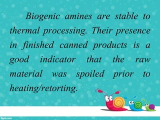 Biogenic amines | PPTX
