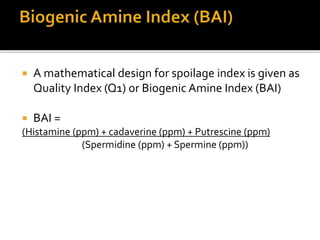 Biogenic amines and Aflatoxin | PPT