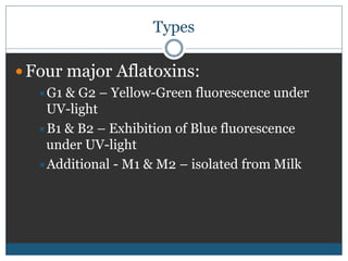 Biogenic amines and Aflatoxin | PPT