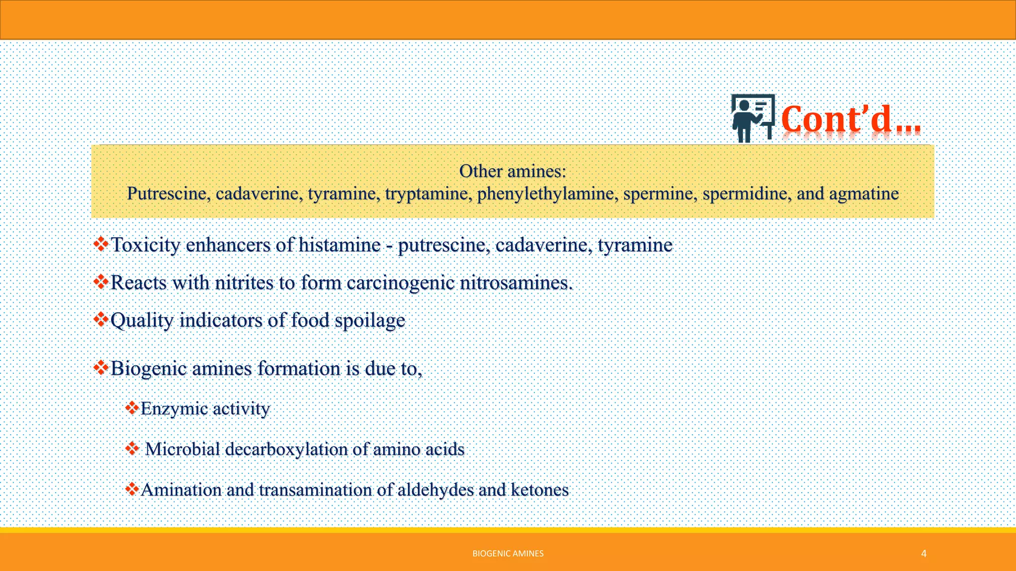 Biogenic amines | PPTX