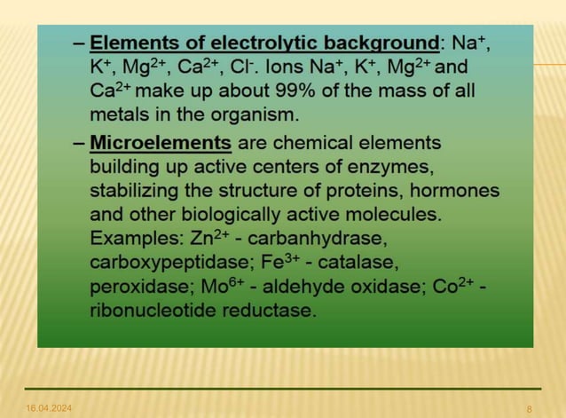 Biogenic elements.ppt about biogenesity and biogenetic elements | PPT ...