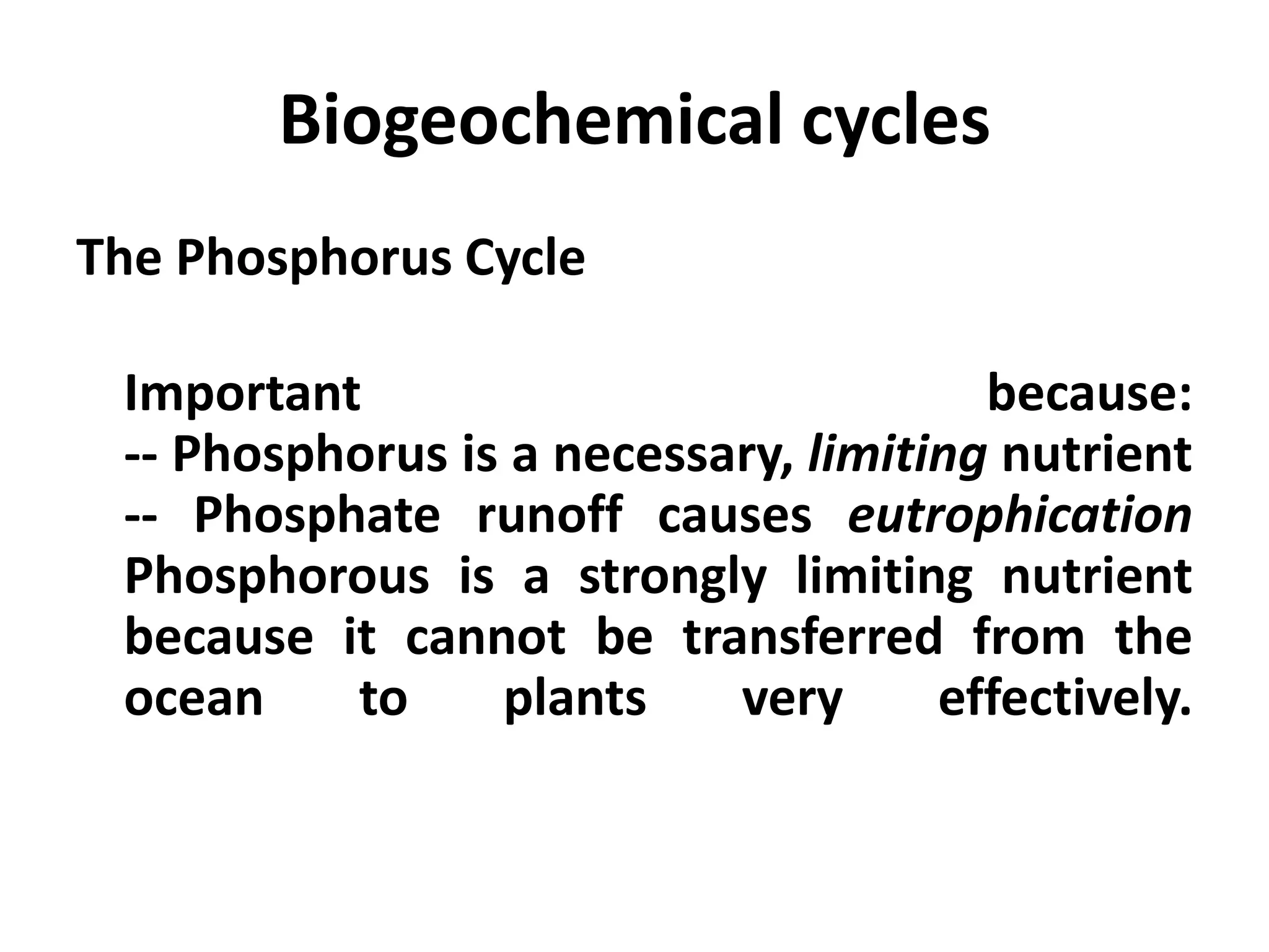 Biogeochemical cycle | PPTX
