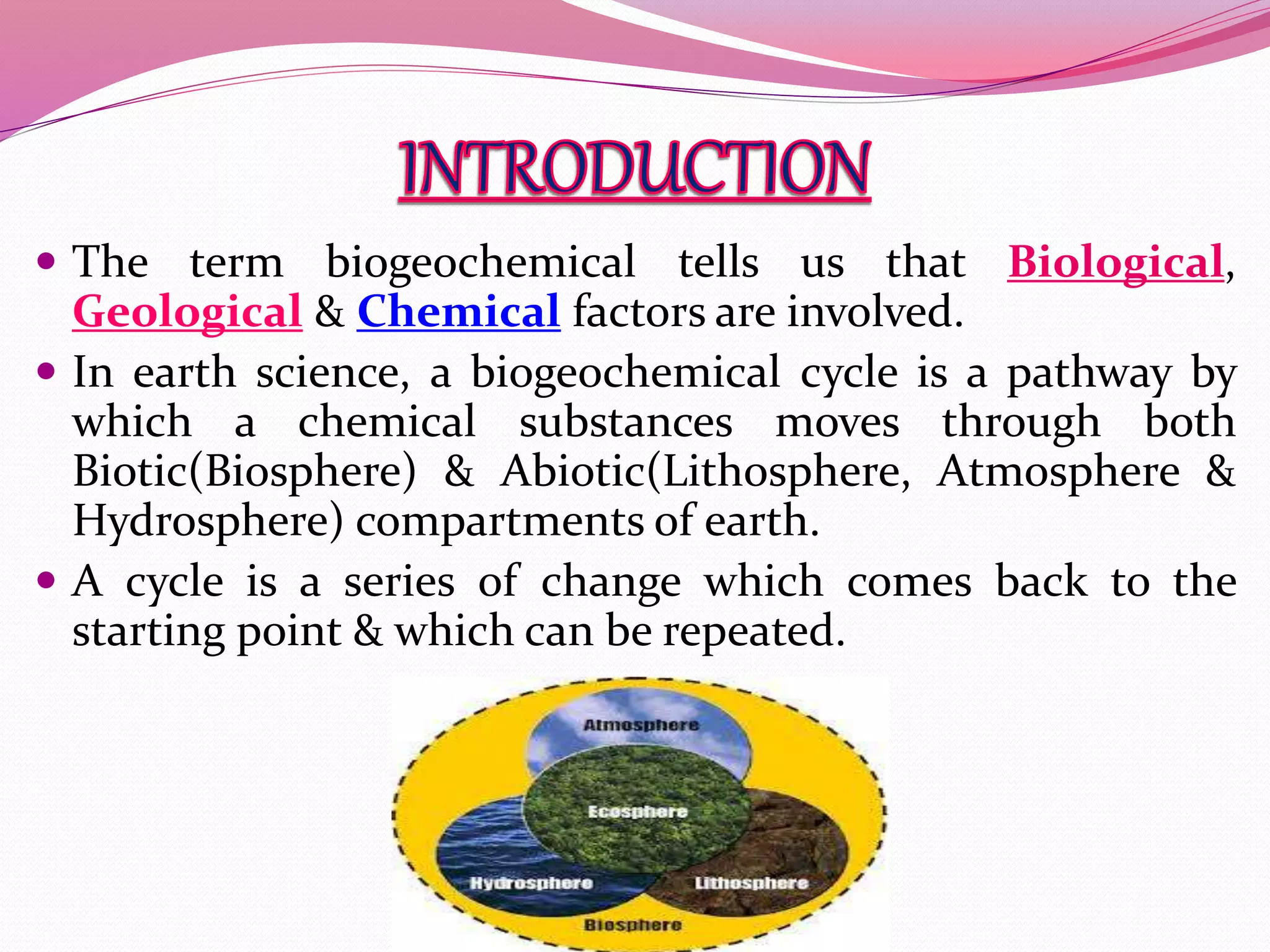 Biogeochemical cycle | PPTX