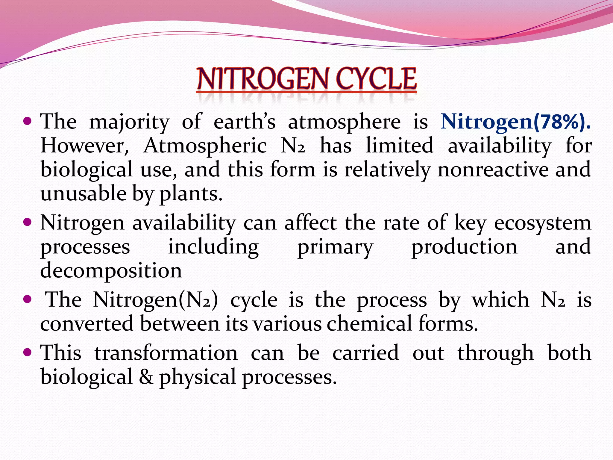 Biogeochemical cycle | PPTX