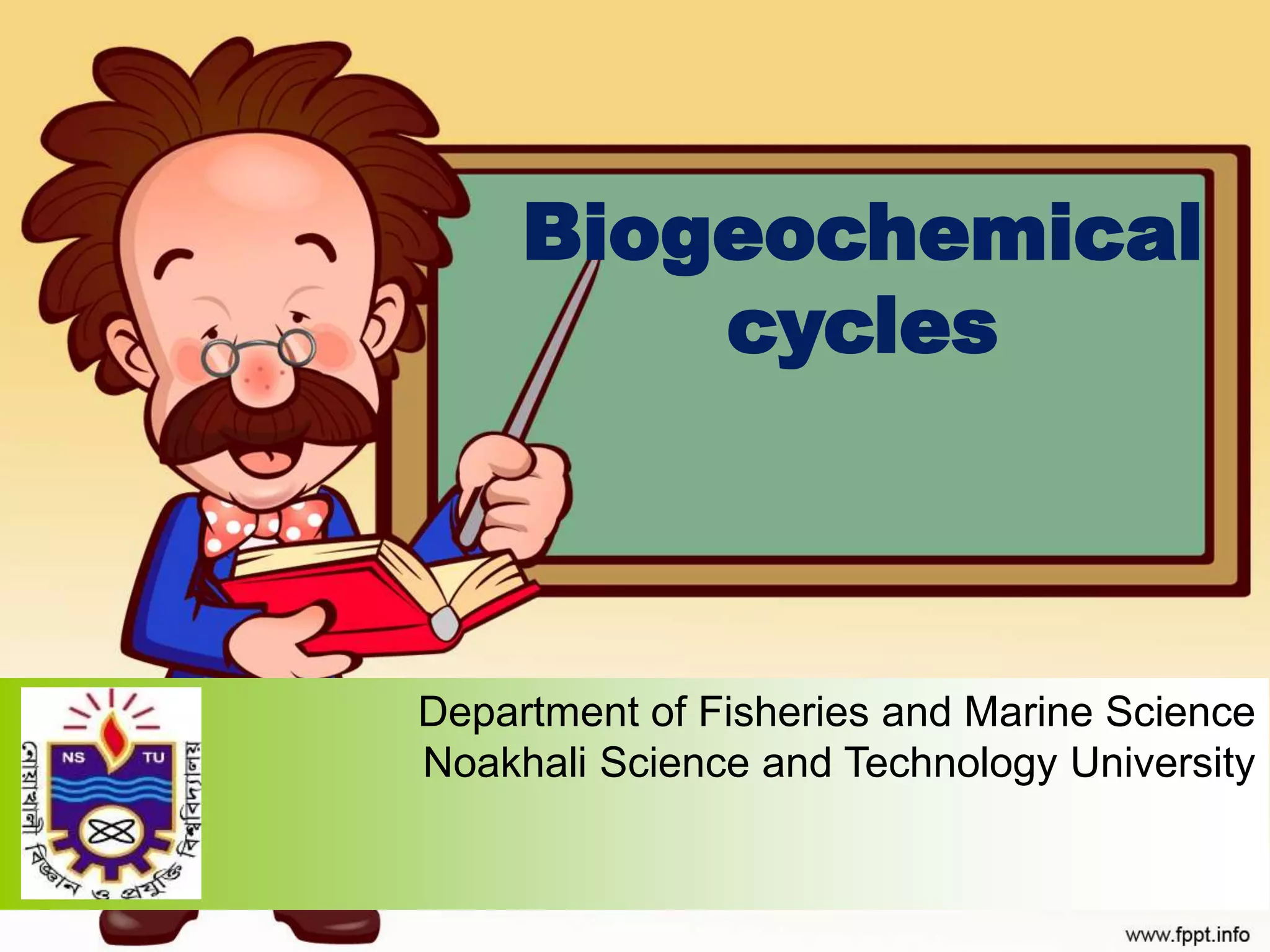 Biogeochemical cycle | PPTX