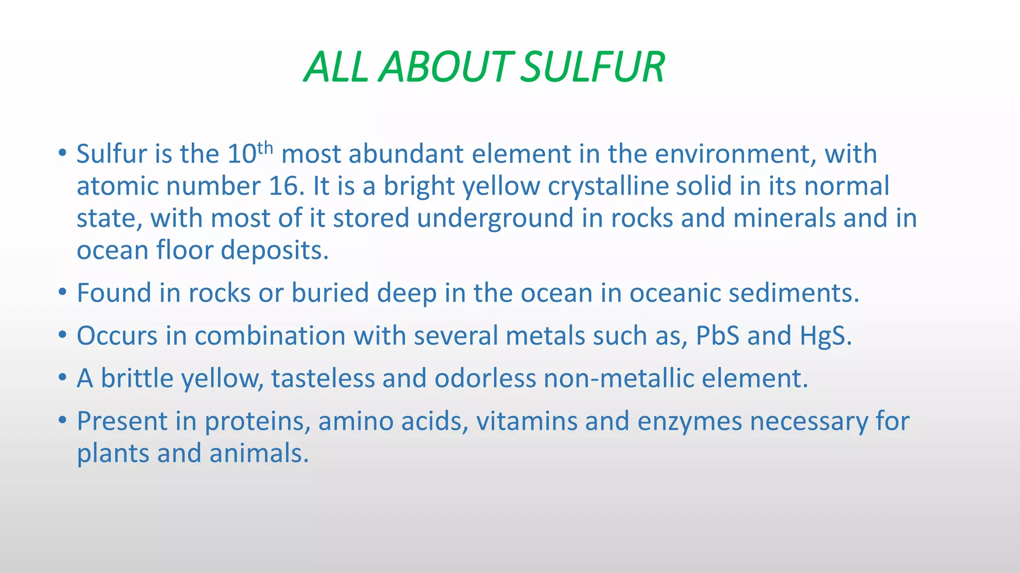 Biogeochemical cycle of sulfur | PDF