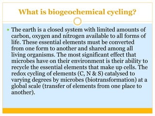 Biogeochemical cycles | PPTX