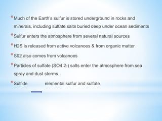Biogeochemical cycles | PPT