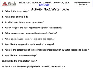 Biogeochemical cycles | PPT