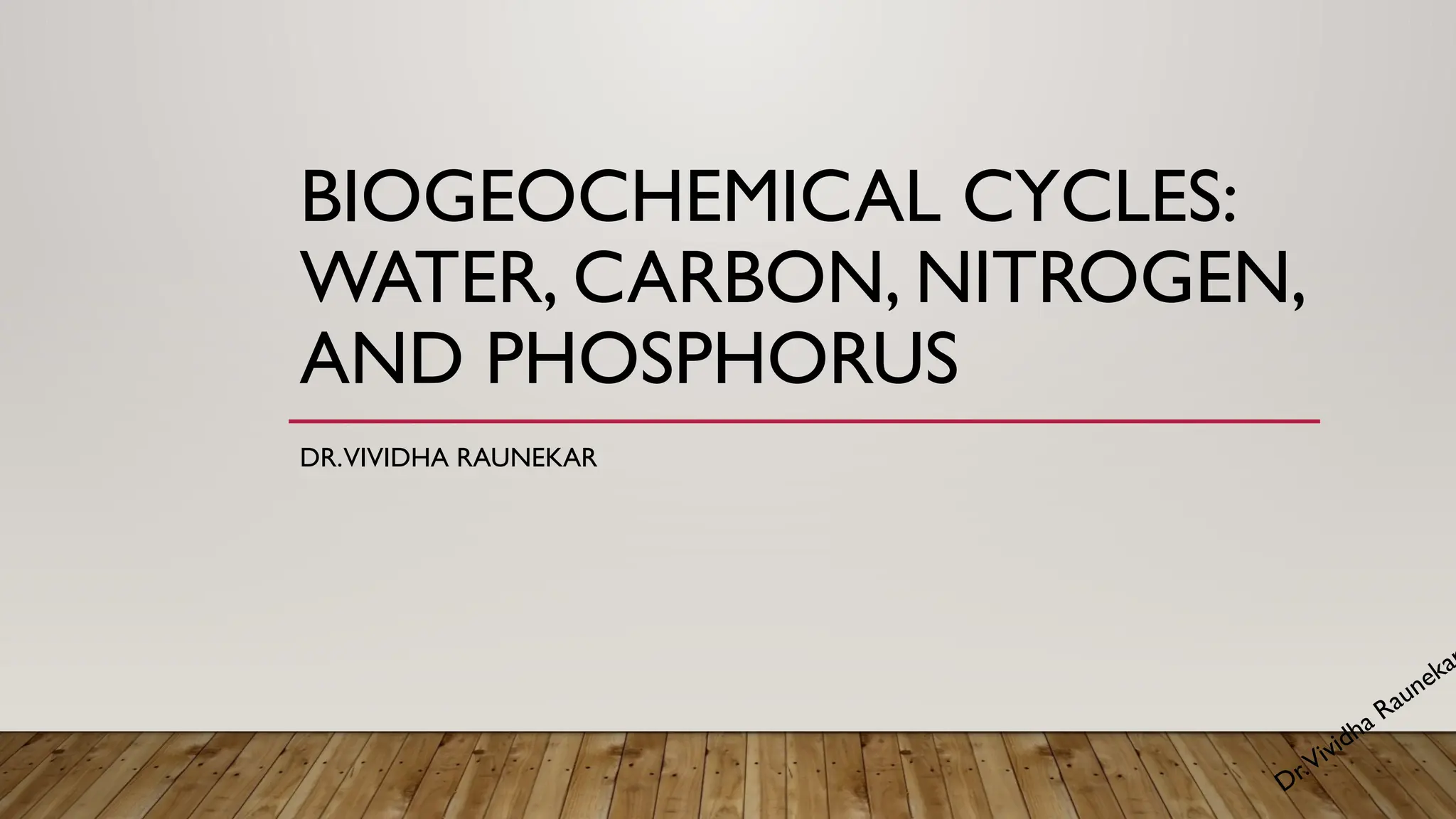 Biogeochemical cyclesWater Cycle, Carbon Cycle, Nitrogen Cycle, and ...