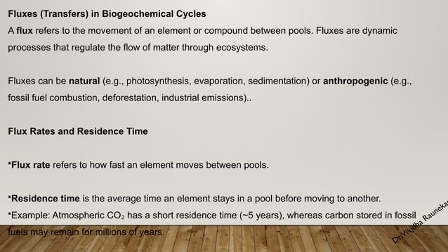 Biogeochemical cyclesWater Cycle, Carbon Cycle, Nitrogen Cycle, and ...