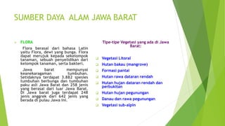 Biogeografi dan sosioantropologi jawa barat | PPTX