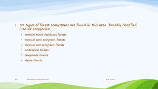 Biogeographical classification in india | PPTX