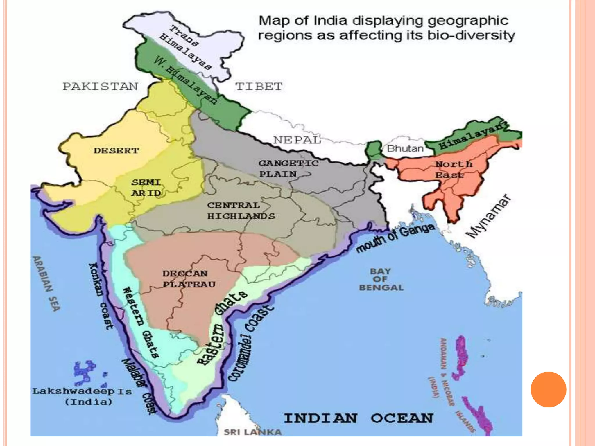 Biogeographical classification of india | PPTX