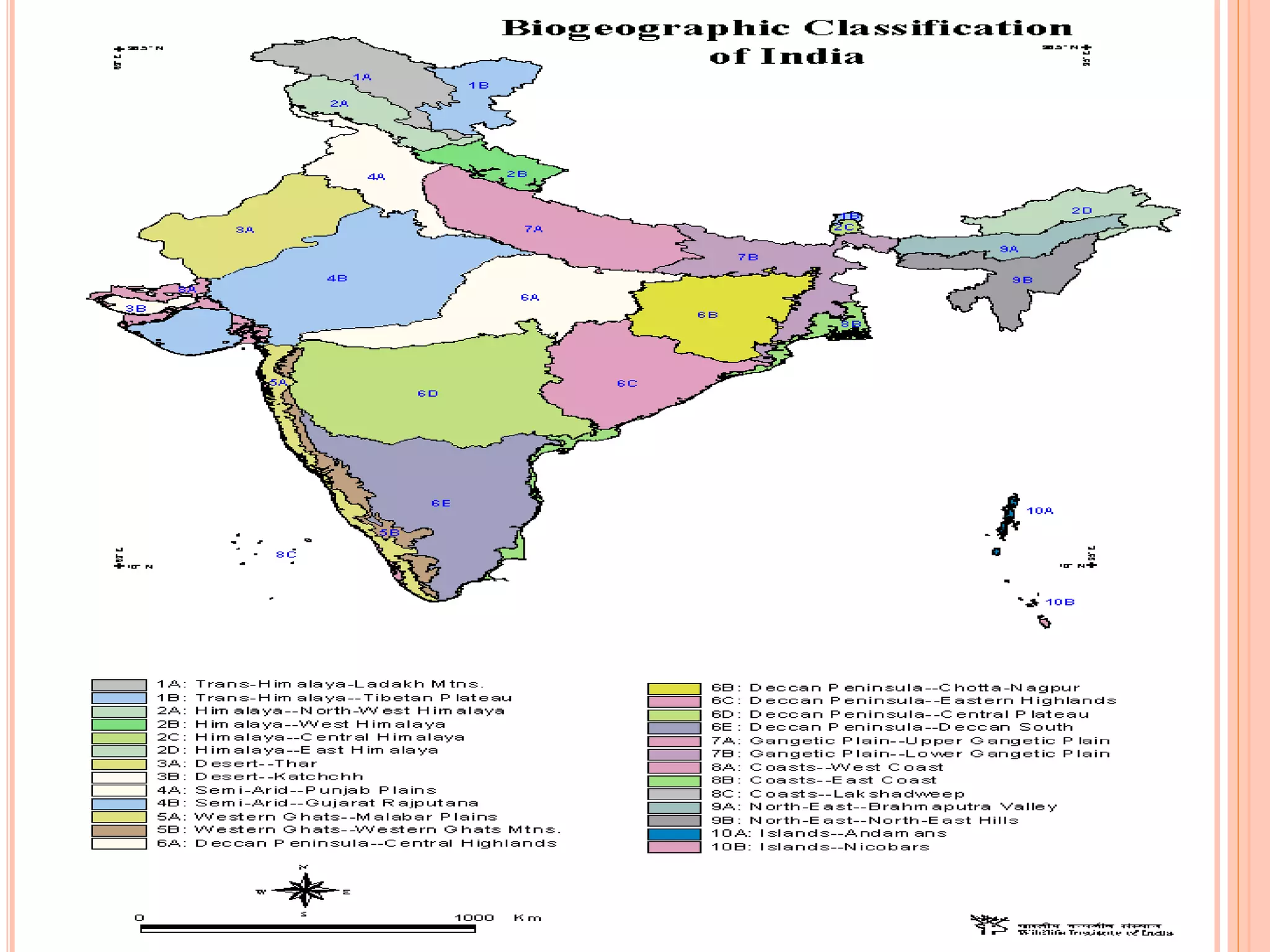 Biogeographical classification of india | PPTX