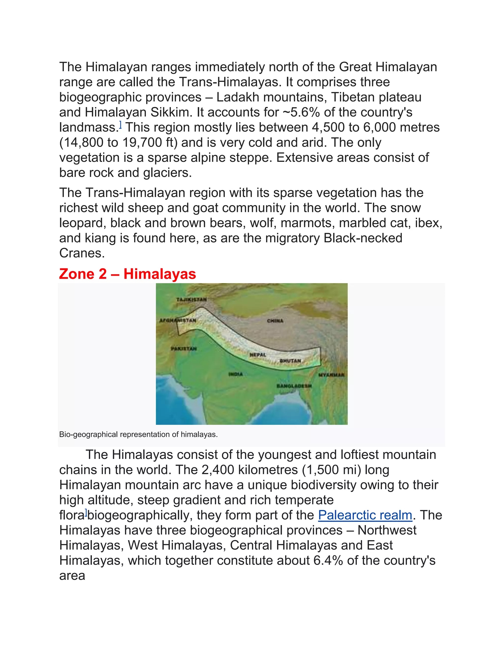 BIOGEOGRAPHICAL CLASSIFICATION OF INDIA.docx | Asia Travel | Travel ...
