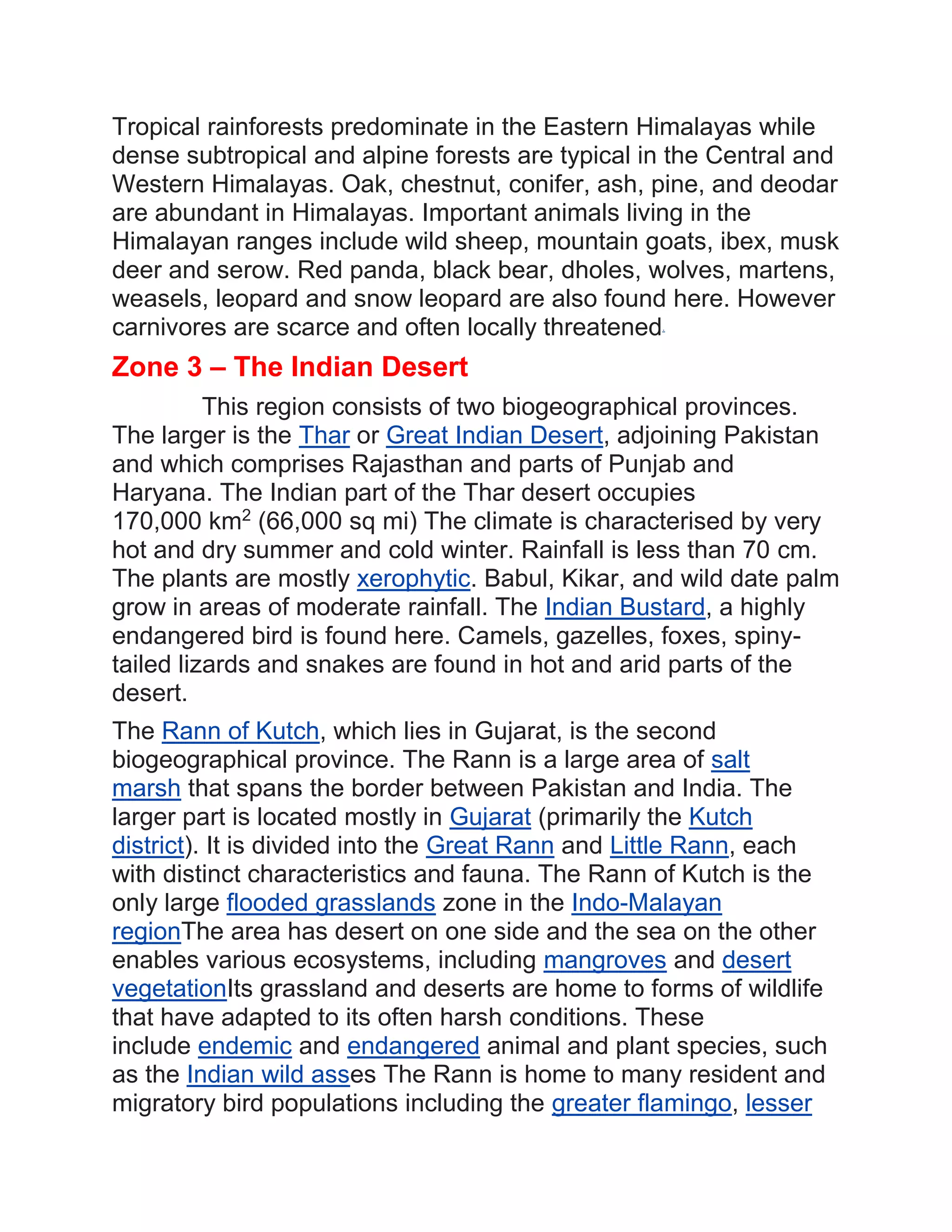 BIOGEOGRAPHICAL CLASSIFICATION OF INDIA.docx | Asia Travel | Travel ...