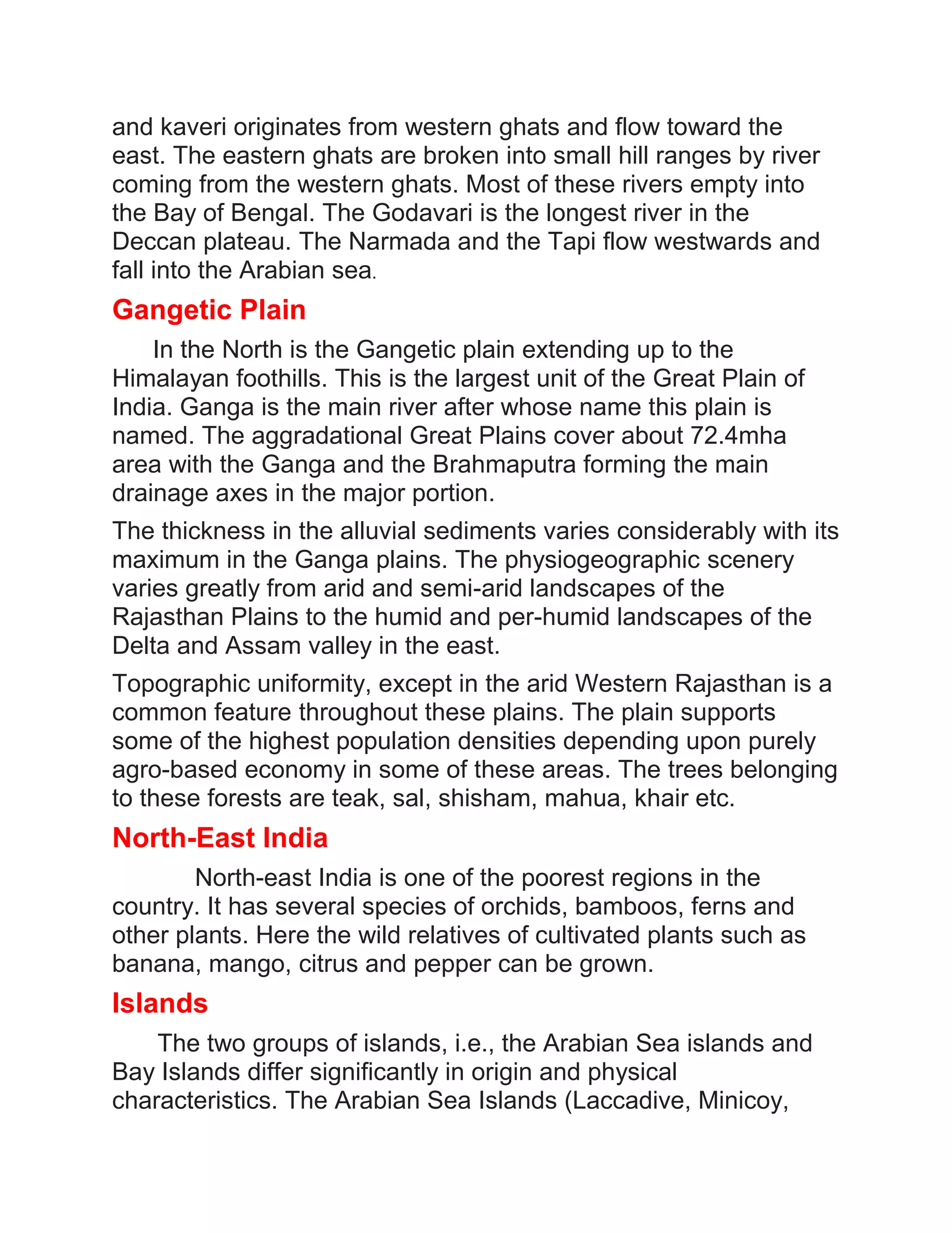 BIOGEOGRAPHICAL CLASSIFICATION OF INDIA.docx | Asia Travel | Travel ...