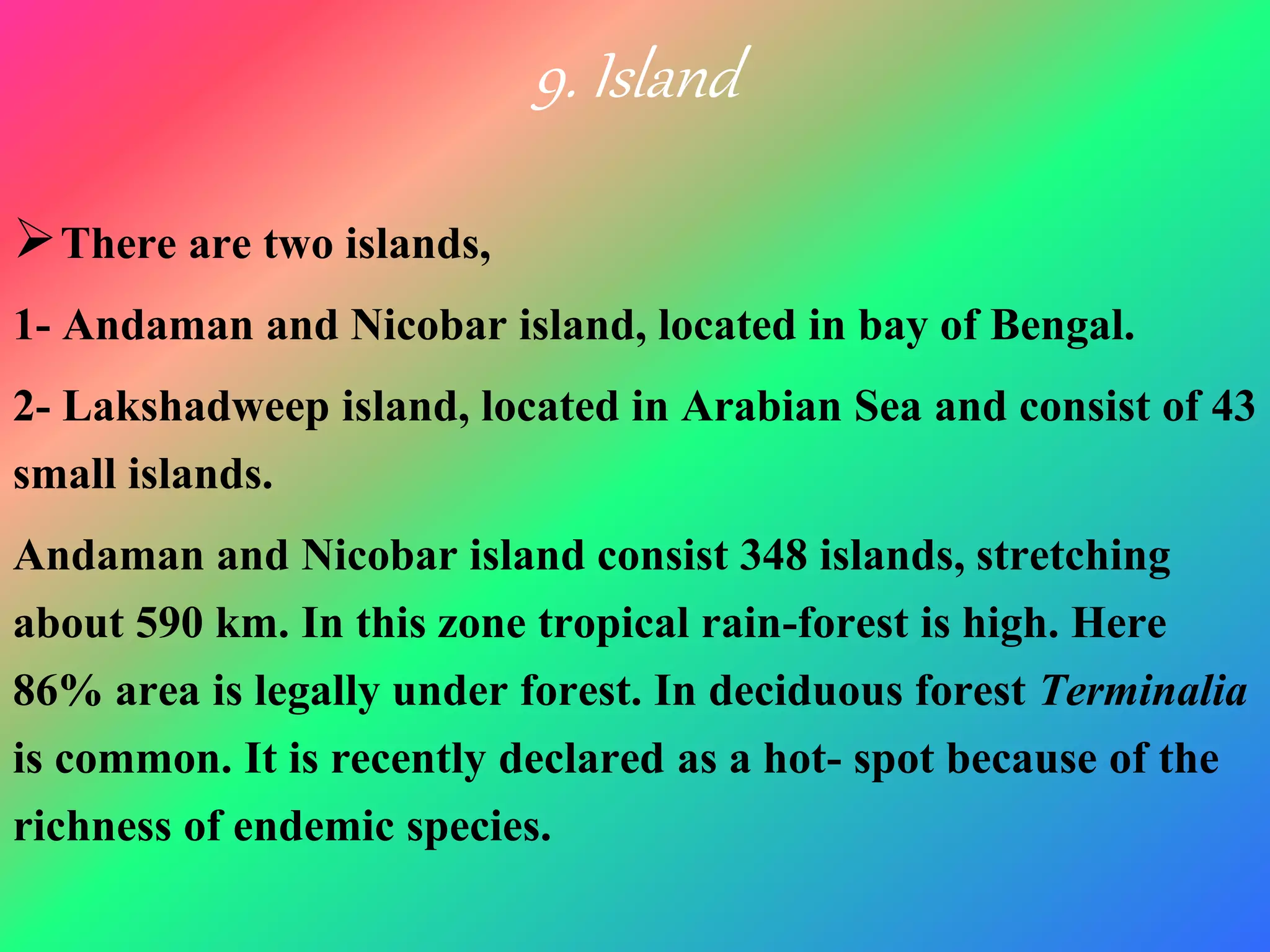 Biogeographical zones of India | PPTX