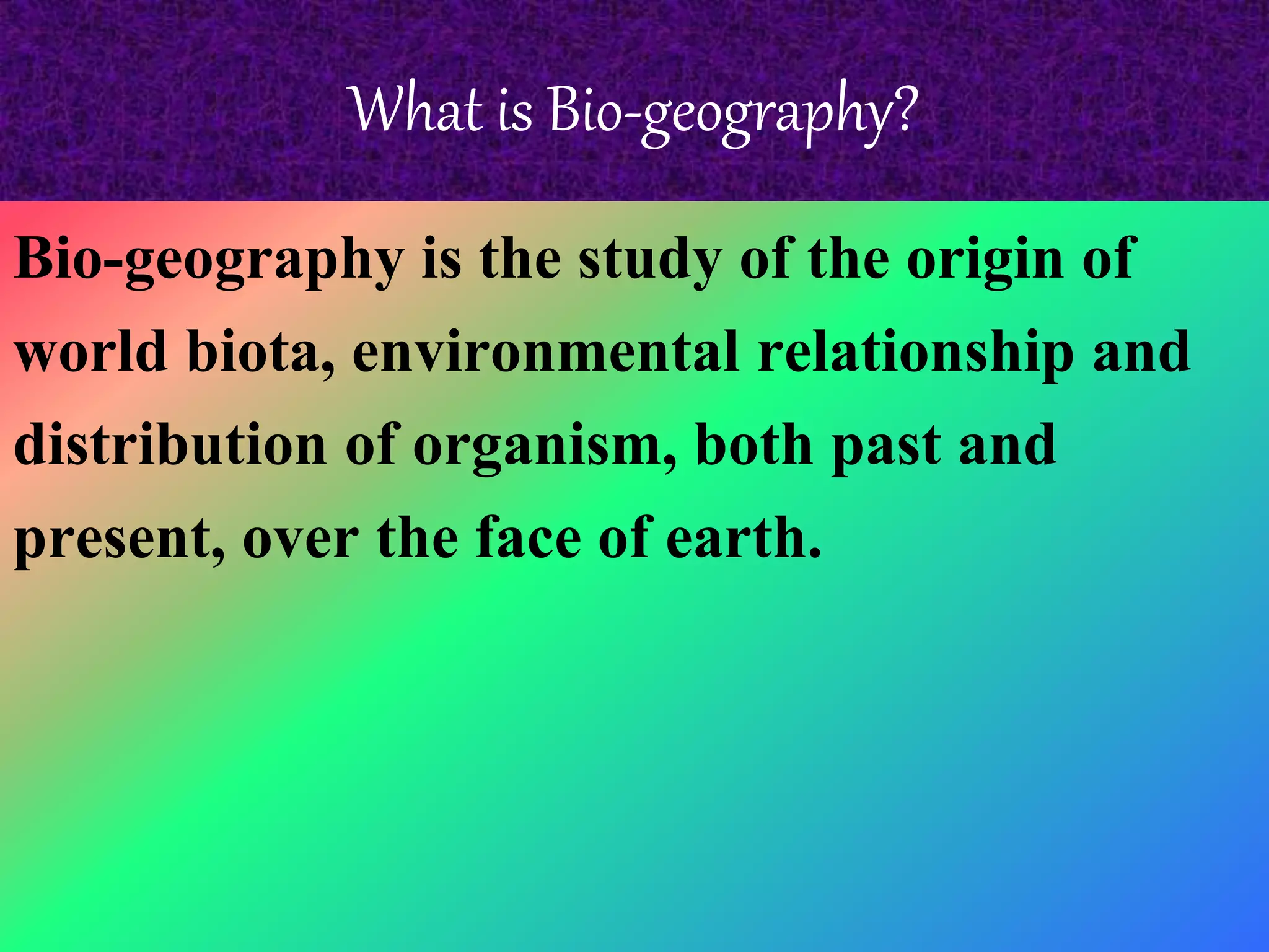 Biogeographical zones of India | PPTX