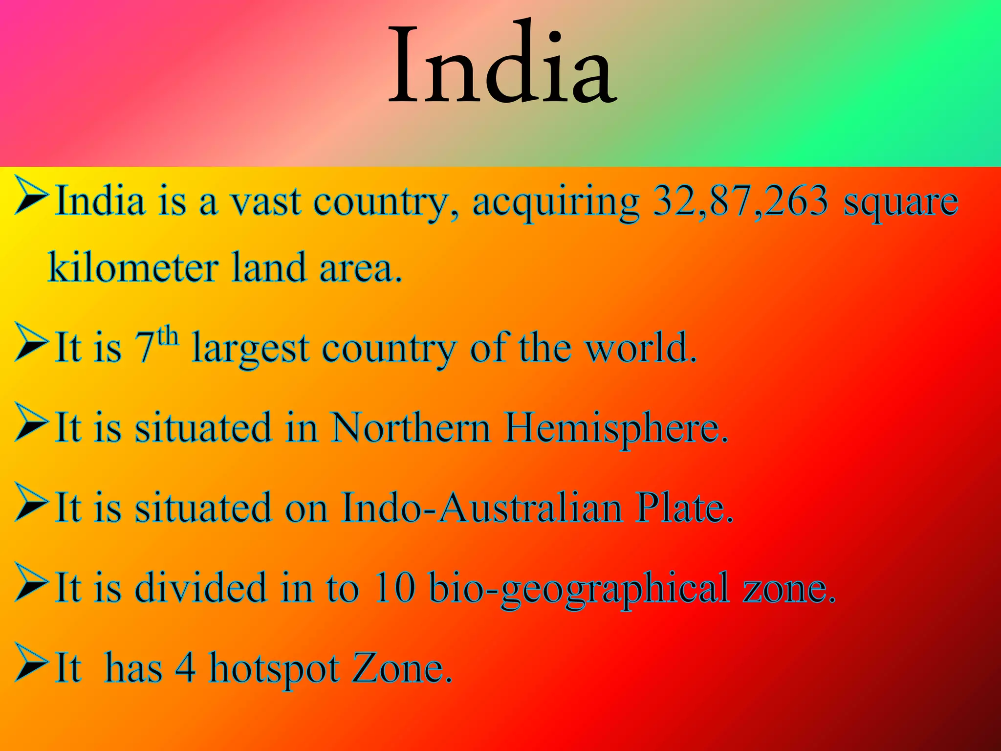 Biogeographical zones of India | PPTX