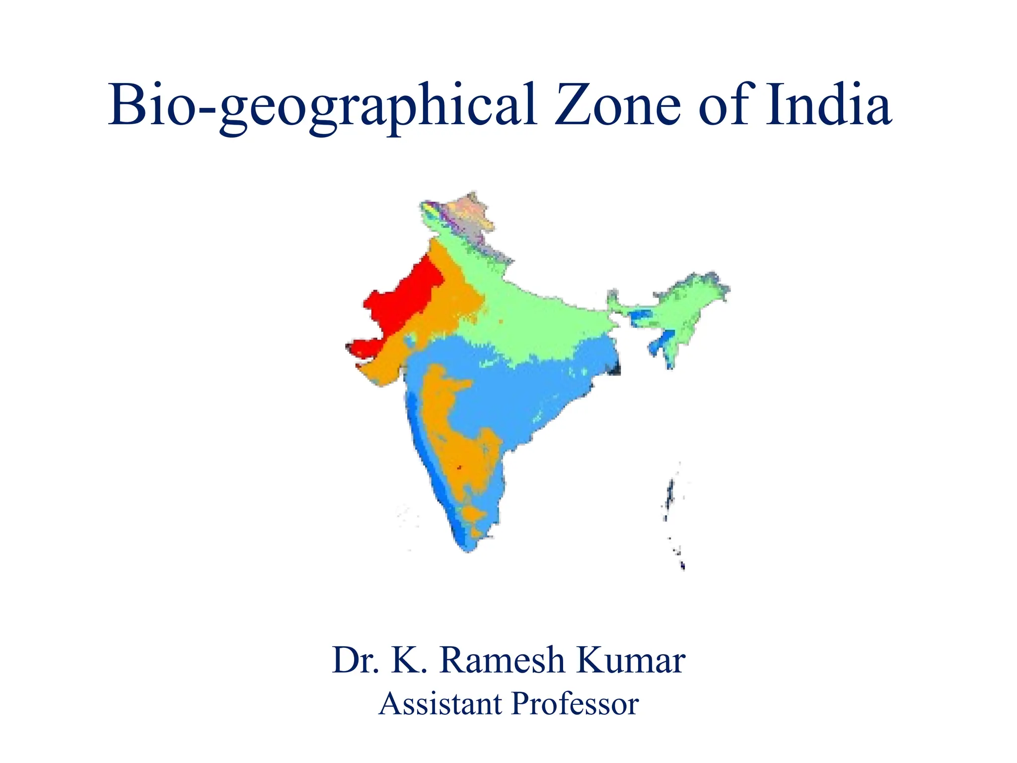 Biogeographical Zones of India: Its flora & Fauna.pptx
