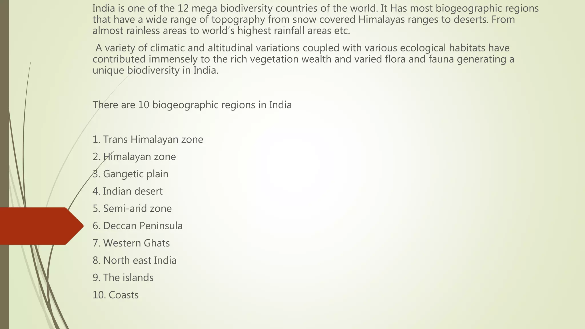 Biogeographic regions of india | PPTX