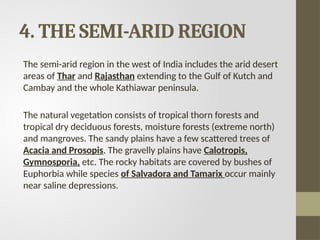 Biogeographic zones of India and the threats | PPTX