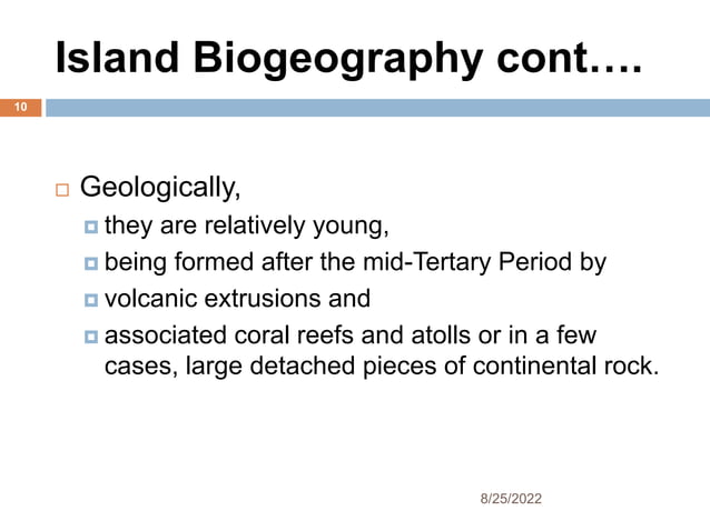 biogeography.ppt | Geography | Science