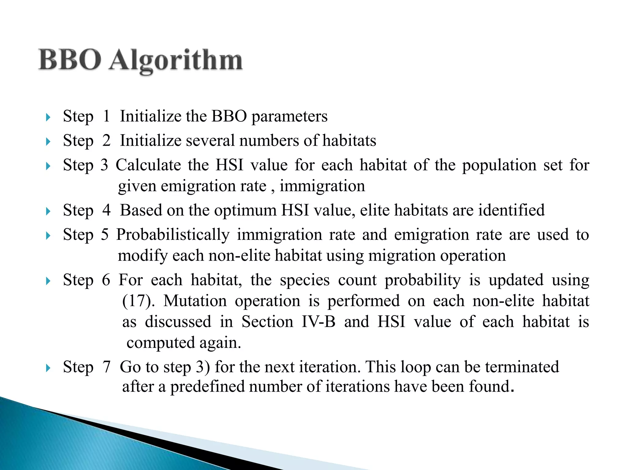 Biogeography based optimization for different economic load dispatch problems | PPTX