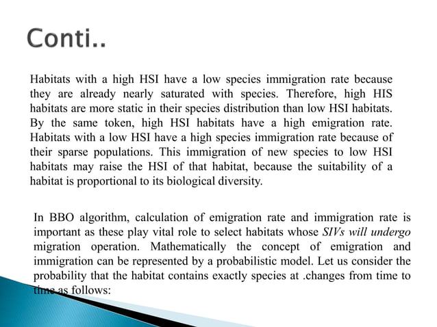 Biogeography based optimization for different economic load dispatch problems | PPTX
