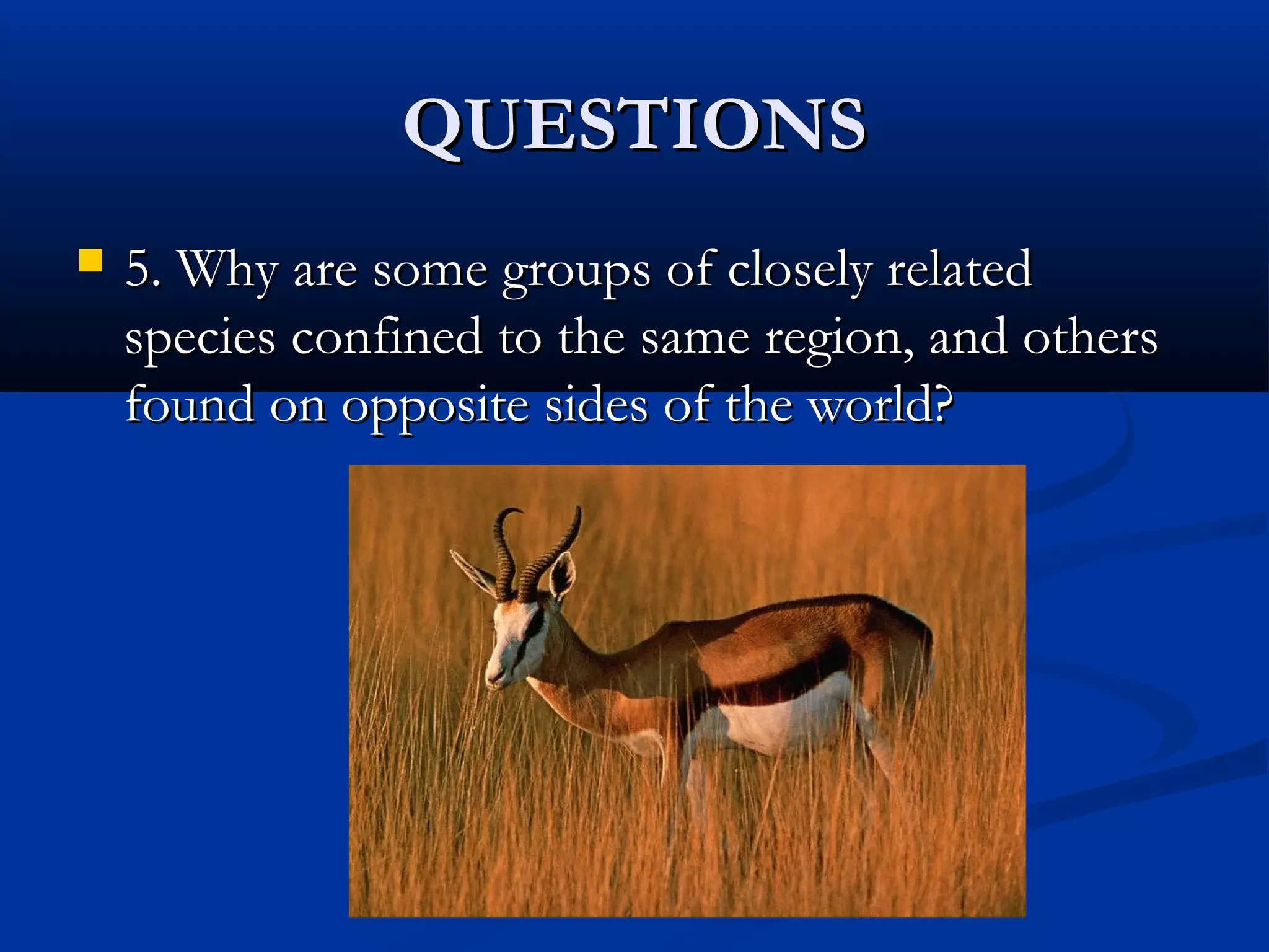 Biogeo lec 1 the science of biogeography | PPT