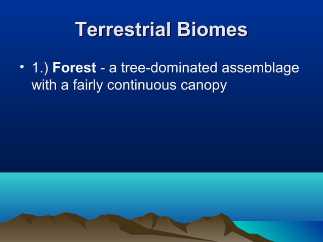 Biogeo lec 5 the distribution of communities | PPT