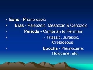 Biogeo lec 6 the changing earth | PPT