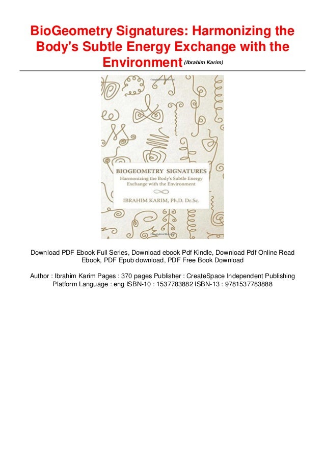 BioGeometry Signatures: Harmonizing the Body's Subtle Energy Exchange ...