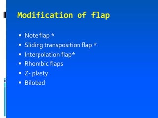 Biogeometry of transposition flap | PPTX