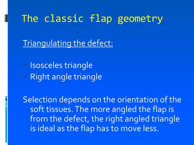Biogeometry of transposition flap | PPTX