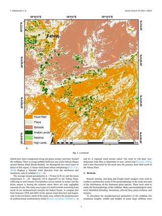 "Biogeomorphology of Mega Nebkha in the Fahraj Plain, Iran: Sensitive ...