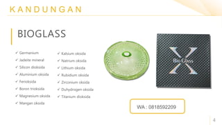 Bioglass untuk amandel | PPTX