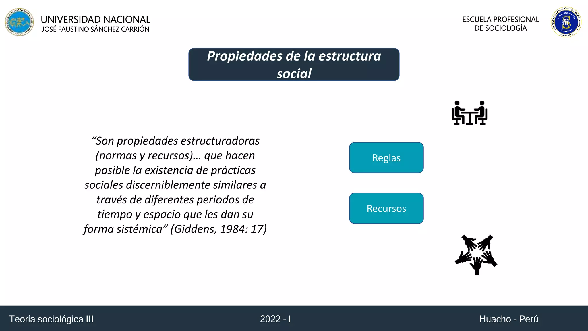 Anthony Giddens y la teoría de la estructuración | PPT