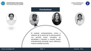 Anthony Giddens y la teoría de la estructuración | PPTX