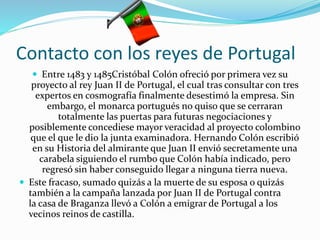 Biografía cristobal colon | PPTX