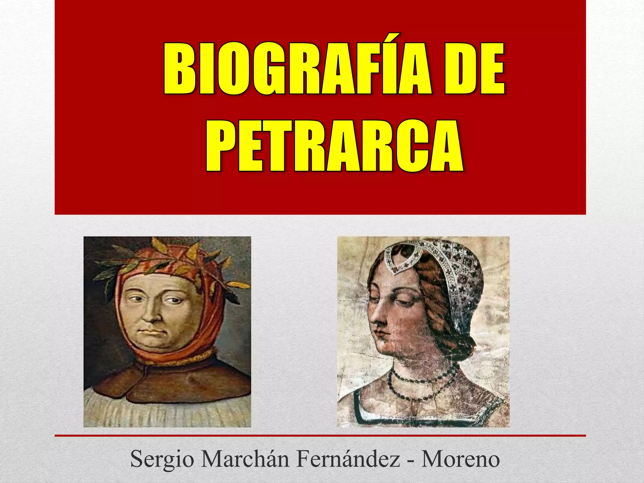 6. Biografía de Petrarca | PPT