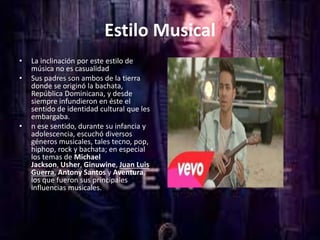 Biografía de prince royce | PPTX